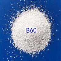 Quality 60-66% ZrO2 Ceramic Bead Blasting Media JZB60 JZB80 JZB100 JZB120 For Stainless for sale