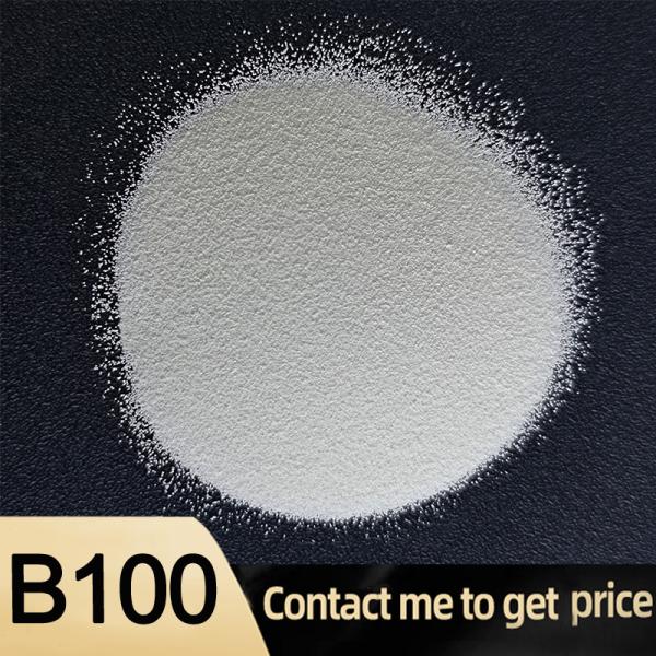 Quality 3.85g / Cm3 Density Ceramic Bead Blasting Media B80 / B100 ZrO2 62% for sale