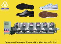 China Automatic 1-2 Color Rubber Sole Making Machine With Auto Inter - Lock Protection System for sale