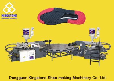 China Double Color PVC Sole  Injection Machine For Sports Shoes Outsole Making for sale