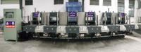 China Automatic 1-2 Color Rubber Sole Making Machine With Auto Inter - Lock Protection System for sale
