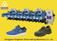 China Two Layer Shoe Sole Mould Making Machine , Safety Shoe Making Machine Low Labour for sale