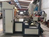 China Automatic Vertical Rubber TPU TR PVC Shoe Sole Injection Machine 2 Stations for sale