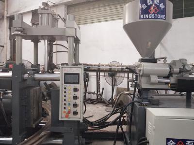 China Thermoplastische Gumboots-Spritzgussmaschine-doppelte Farbe zu verkaufen