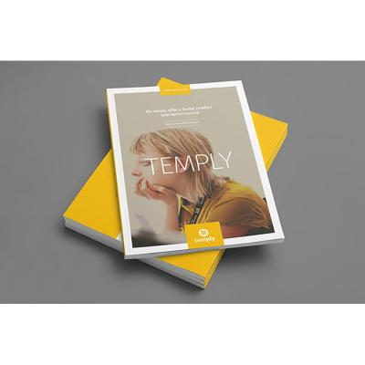China paper & Custom cardboard brochure /company manual book/booklet printing for sale