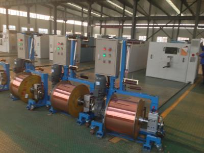 China Pneumático prenda o fio que torce as bobinas de Shaftless da máquina ativas pagam fora a máquina à venda