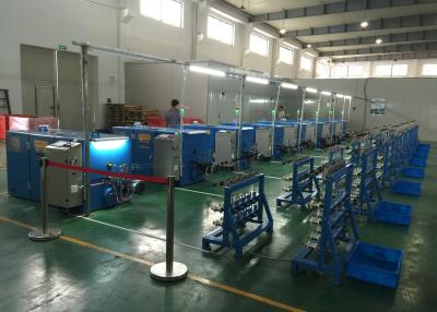 Cina il filo di rame di 0.03mm che torce le zone della macchina 24 raddoppia la torsione Buncher in vendita
