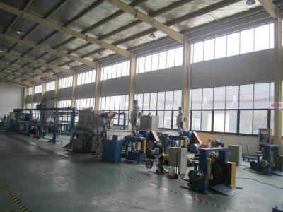 China Lijn van de hemel de Blauwe Uitdrijving, elektrodraad die machine Max Speed 600M/min maken Te koop