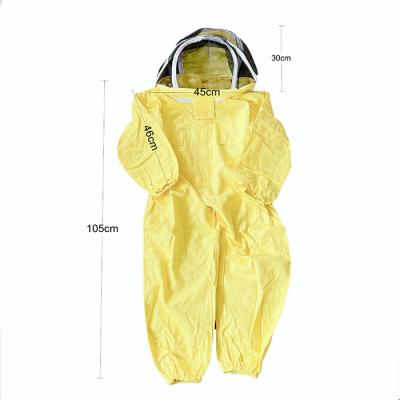 Cina L'apicoltura gialla equipaggia l'apicoltore Costume Breathable Bodysuit degli uomini in vendita