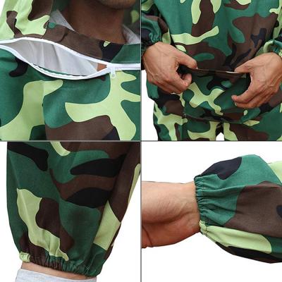 Cina L'apicoltura del tessuto equipaggia il cappuccio rotondo del costume degli apicoltori del poliestere in vendita