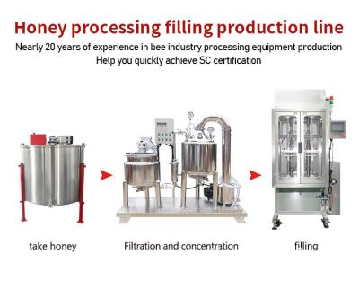 Cina Macchina per il riempimento del miele automatico, elaborazione di Tesoro Vacuum Concentrator Per Tesoro in vendita