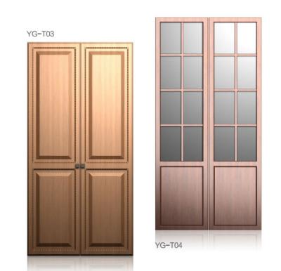 China Classic Soft Close Hinges Wardrobe Hinged Doors , Bedroom Closets And Wardrobes for sale
