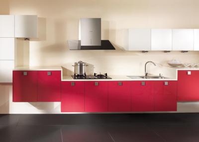 China Custom Double Door PVC Kitchen Cabinets With Stainless Steel 304 Countertops for sale