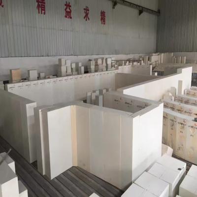 China sodium silicate furnace used high erosion resistance AZS brick for sale