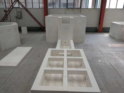 China refractories supplier of fused cast azs block for Glass Bottle Furnace with lower price for sale