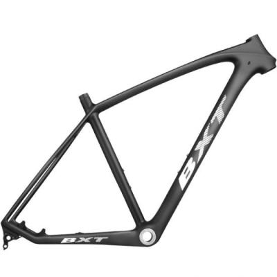 China Voller Glanz-Matte Blacks MTB Kohlenstoff-Faser-Mountainbike-Rahmen Hardtail 29er Fahrrad-Rahmen zu verkaufen