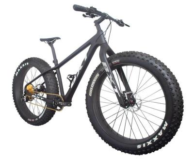 中国 雪浜カーボン マウンテン バイクの脂肪質のタイヤによっては完全なカーボン繊維26が4.8個のタイヤ自転車に乗る 販売のため