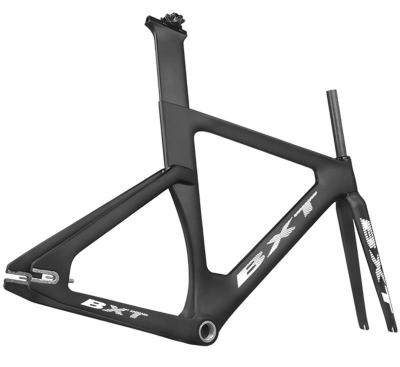 Cina La struttura 700C della bici della fibra del carbonio di Toray T1000 ha riparato l'ingranaggio che corre la strada Frameset in vendita
