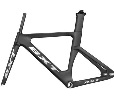 Cina La struttura 700C della bici della fibra del carbonio di Toray T1000 ha riparato l'ingranaggio che corre la strada Frameset in vendita