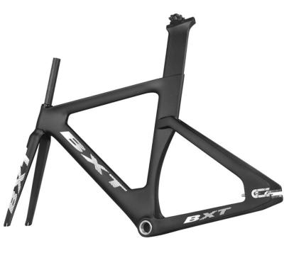 Cina La struttura 700C della bici della fibra del carbonio di Toray T1000 ha riparato l'ingranaggio che corre la strada Frameset in vendita