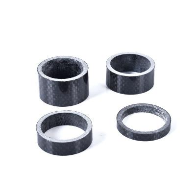 Cina i distanziatori 3K della cuffia avricolare della fibra del carbonio di 28.6mm tessono i distanziatori del gambo della bicicletta in vendita