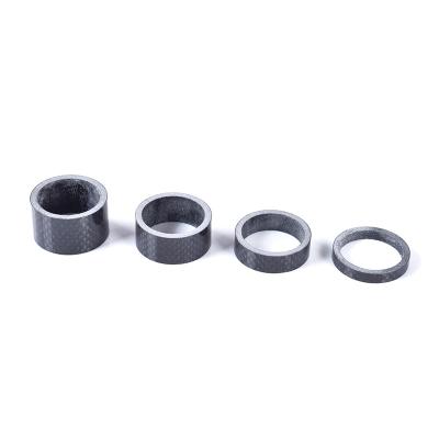 Cina i distanziatori 3K della cuffia avricolare della fibra del carbonio di 28.6mm tessono i distanziatori del gambo della bicicletta in vendita