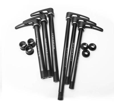 Cina La strada di BXT va in bicicletta le parti attraverso la lega di alluminio di Axle Quick Release Lever Black in vendita