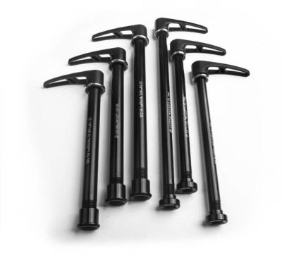 Cina La strada di BXT va in bicicletta le parti attraverso la lega di alluminio di Axle Quick Release Lever Black in vendita