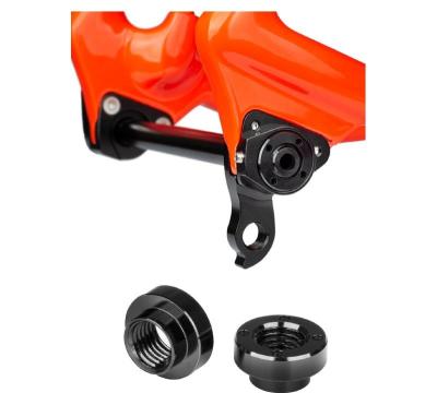 Cina Lega di alluminio di forza di Hign della bicicletta 7075 attraverso Axle Lock Nut 12mm in vendita