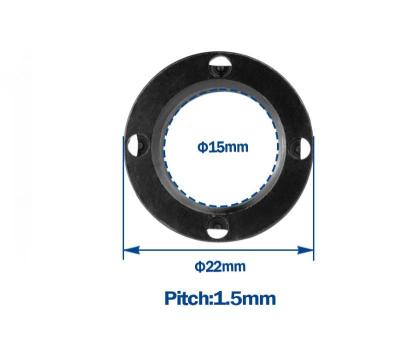 Cina Lega di alluminio di forza di Hign della bicicletta 7075 attraverso Axle Screw Nut 15mm in vendita