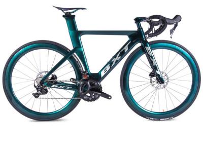 Cina bici piena della strada della fibra del carbonio di velocità 2x11 attraverso Axle Road Bicycle 700C in vendita