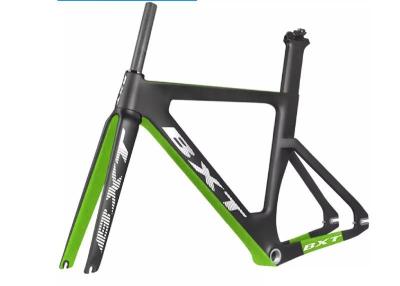 Cina ingranaggio fisso Frameset del carbonio 700C della fibra del carbonio della strada della bici della struttura della corsa della bici piena del TT in vendita
