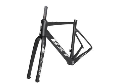 Cina mountain bike Frameset della bicicletta della strada MTB della struttura della bici della ghiaia del carbonio 700C in vendita