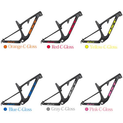 Cina Trail Carbon Mountain Bike Frame Full Suspension 29er Freno a disco in vendita