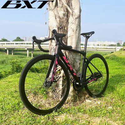 Cina Freno a disco pieno della fibra del carbonio della bici 700C della strada di SENSAH 2*11Speed in vendita