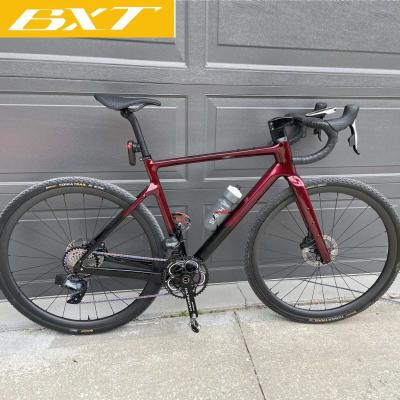Cina Insieme del gruppo di Shimano della bici della strada nascosto cavo pieno del freno a disco della bici 700C della ghiaia del carbonio in vendita