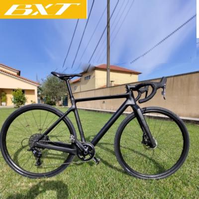 Cina Insieme del gruppo di Shimano della bici della strada nascosto cavo pieno del freno a disco della bici 700C della ghiaia del carbonio in vendita