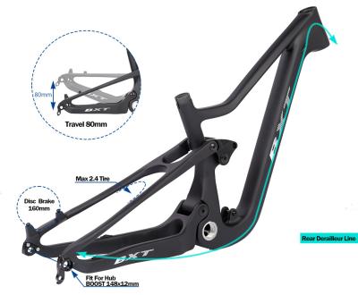Cina Mountain bike a 24 pollici w/Shimano 10Speed Groupset & sospensione completa del carbonio dell'adolescente in vendita