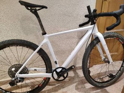 Cina T800 Carbon Gravel Bike Frame Fully Hidden Cable Routing Road Bicycle Frameset 700C in vendita