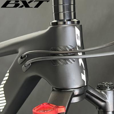 Cina Adesivo per protezione telaio in carbonio nero per catena bici 4 pezzi PU Composite Pad in vendita
