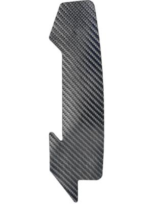 Cina Adesivo per protezione telaio in carbonio nero per catena bici 4 pezzi PU Composite Pad in vendita