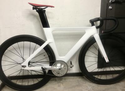 Cina Professional Carbon Fiber Track Bike 700C EPS Technology Fixed Gear Bicycle in vendita