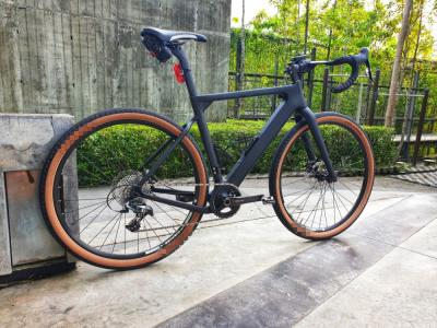 Cina 275 Carbon Gravel Bike Frame Disc Brake Road Bicycle Frameset 700C in vendita