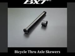BXT Road Bicycle Thru Axle Quick Release Lever Black Aluminum Alloy