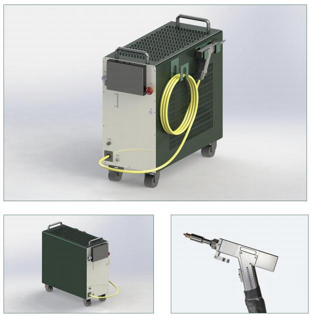 2000W Portable Internal Circulation Handheld Laser Welding Machine for Thick and Thin Materials