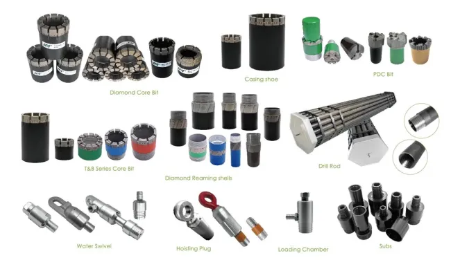 Hq Pq Nq Impregnated Diamond Core Drill Bits for Exploration Coring Drilling