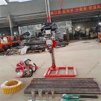 China Small Concrete Coring Backpack Sampling Rig Drilling Machine Bench for sale