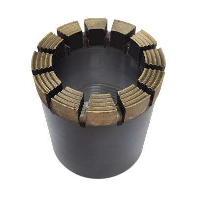 China BQ NQ HQ PQ impregnated diamond core bits for Exploration Drilling Wireline Diamond Drilling Bit for sale