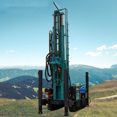 China Crawler waterput boormachine met boorgediepte 200 m, 300 m, 500 m en dieselmotor Te koop