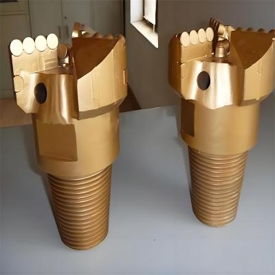 China PDC No Core Drill Bit 1308 Cutter Tips for Core Drilling 3 Wings 133 mm Diamond Head Hard Rock Drilling Bit PDC for sale